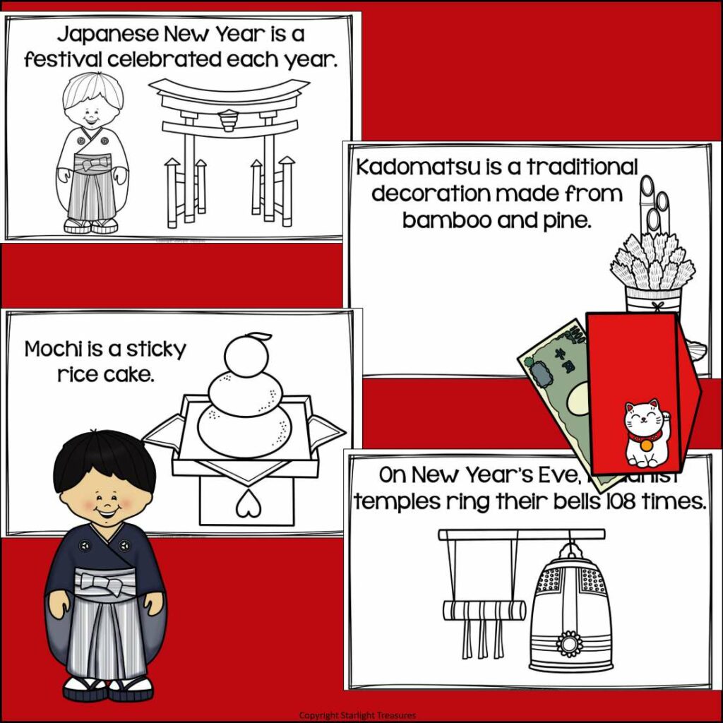 Japanese New Year Mini Book for Early Readers | Made By Teachers