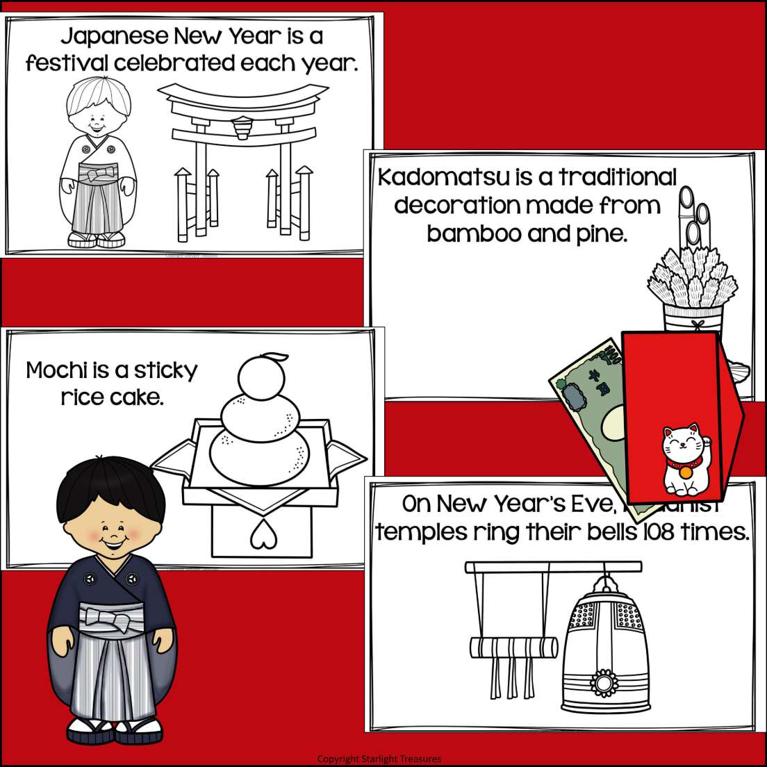 Japanese New Year Mini Book for Early Readers | Made By Teachers