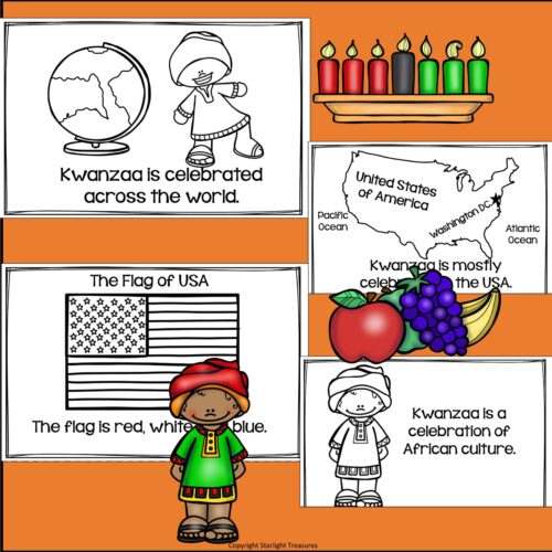 Kwanzaa Mini Book for Early Readers - Christmas Activities | Made By ...