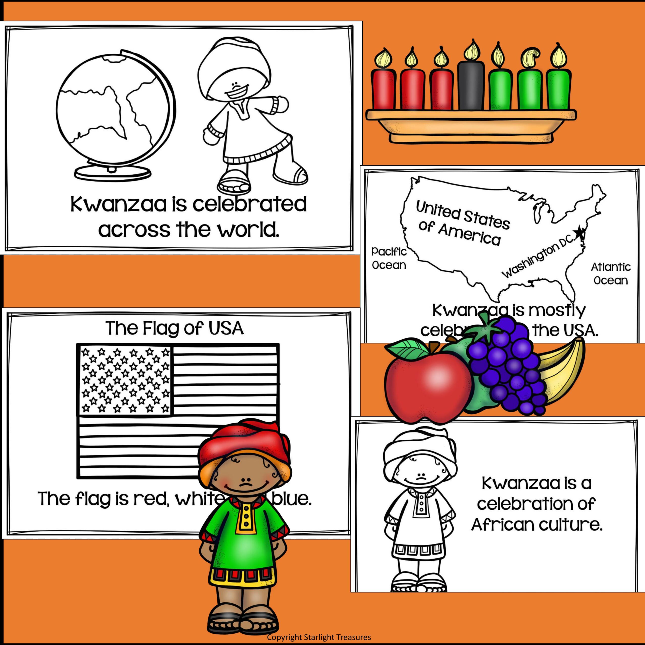 Kwanzaa Mini Book for Early Readers - Christmas Activities | Made By ...