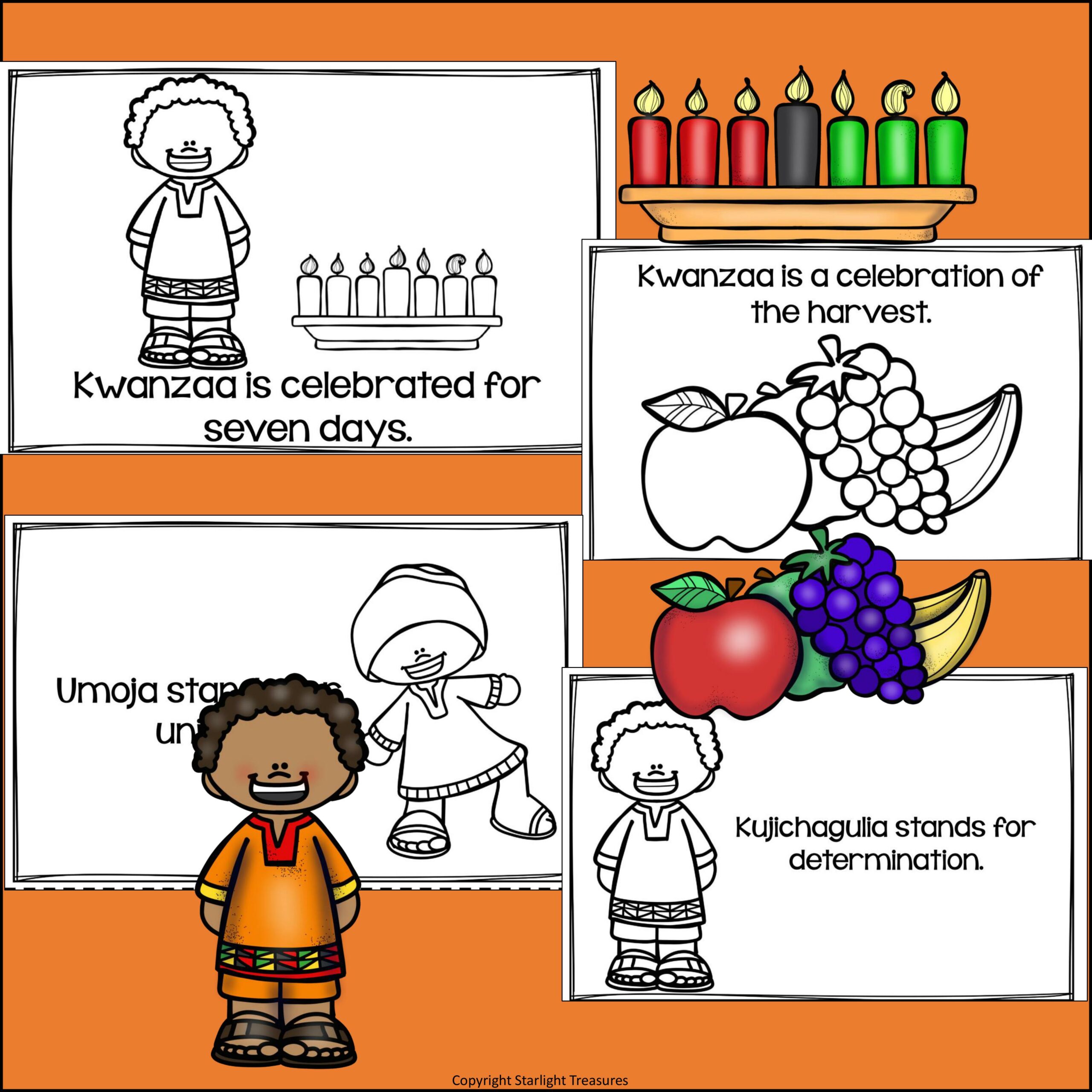 Kwanzaa Mini Book for Early Readers - Christmas Activities | Made By ...