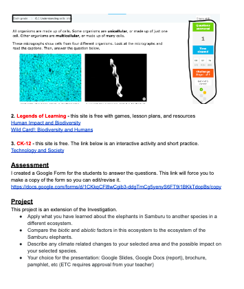 Complete Online Distance Learning Maintaining Biodiversity 7.LS2.5, MS ...