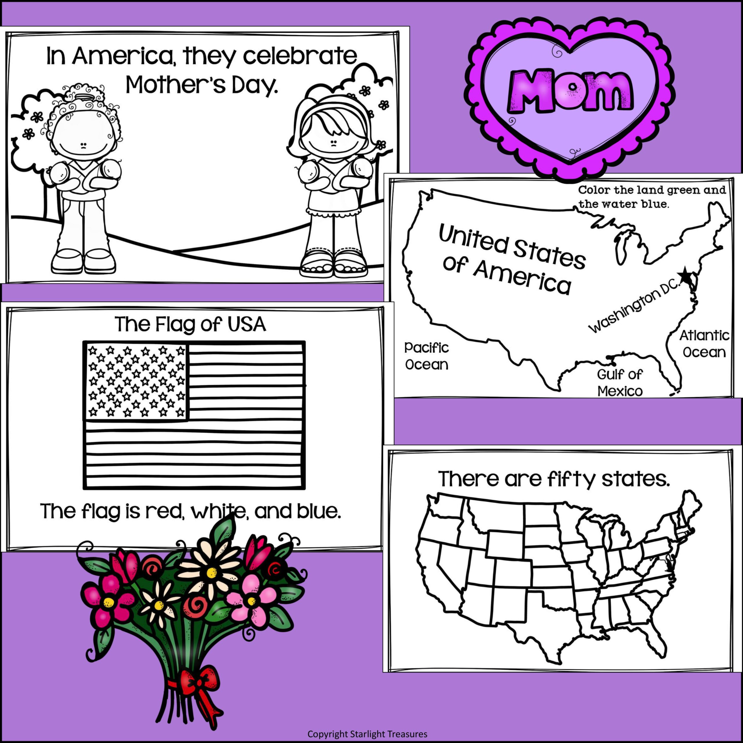 Mother's Day Mini Book for Early Readers | Made By Teachers