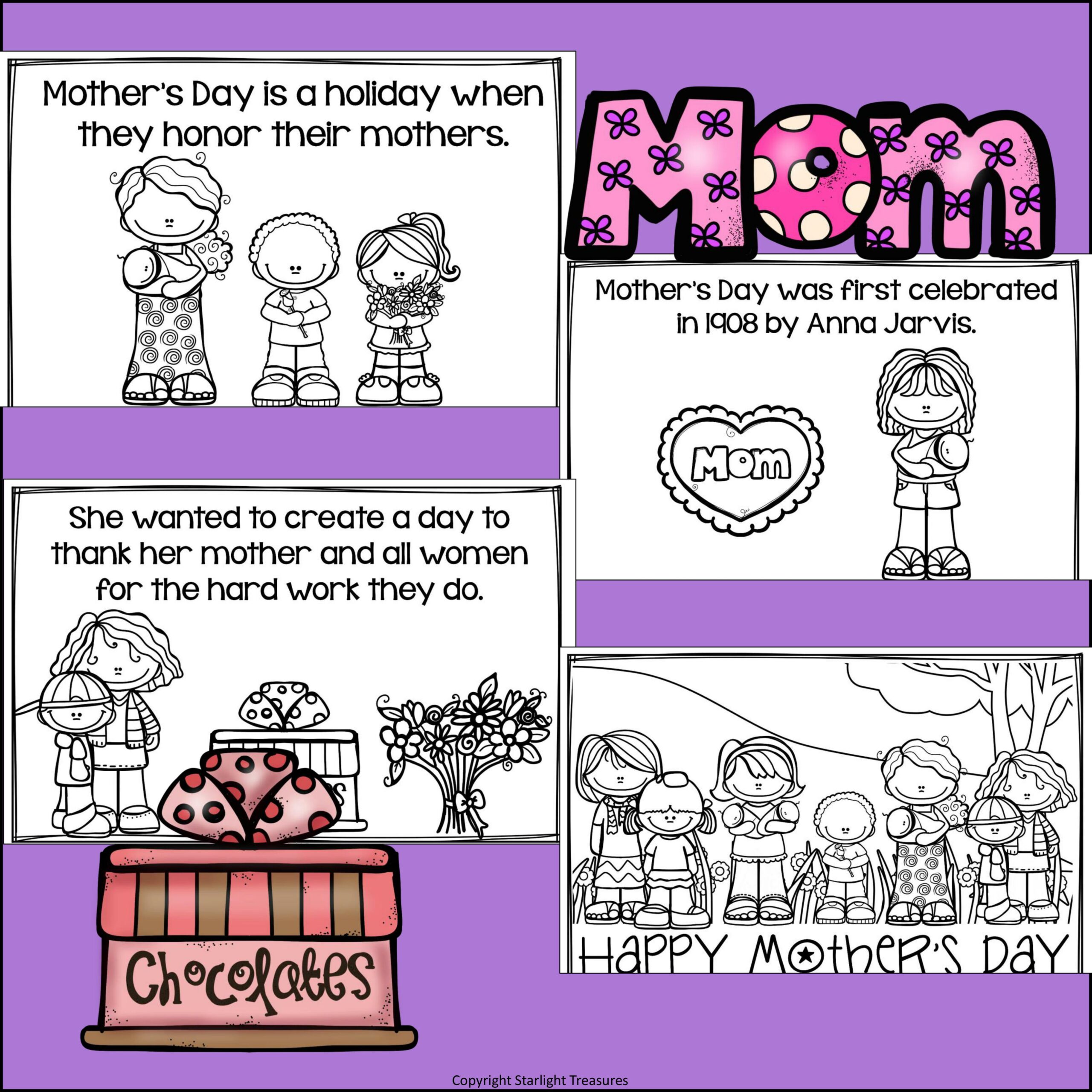Mother's Day Mini Book for Early Readers | Made By Teachers