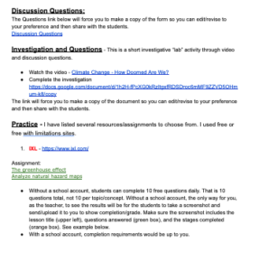 Complete Online Distance Learning Earth Science Bundle OAS 7.ESS, NGSS ...