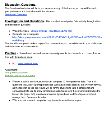 Complete Online Distance Learning Earth Science Bundle OAS 7.ESS, NGSS ...