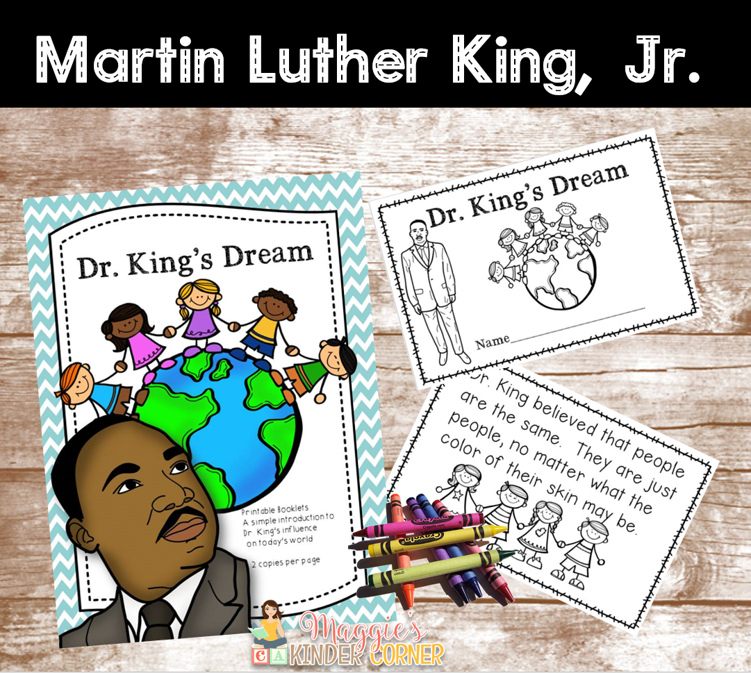 Martin Luther King, JR Printable Booklet | Made By Teachers