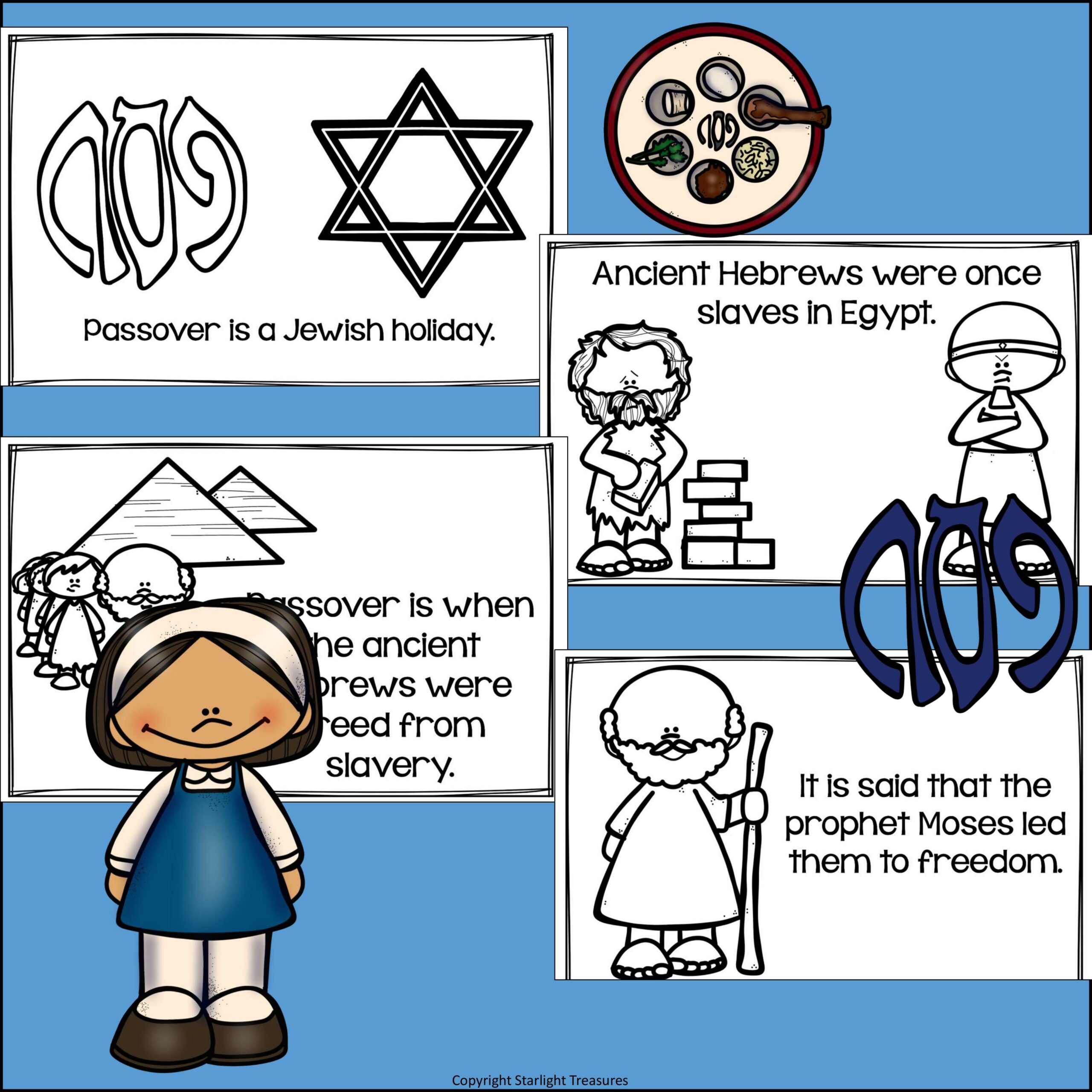 Passover Mini Book for Early Readers | Made By Teachers