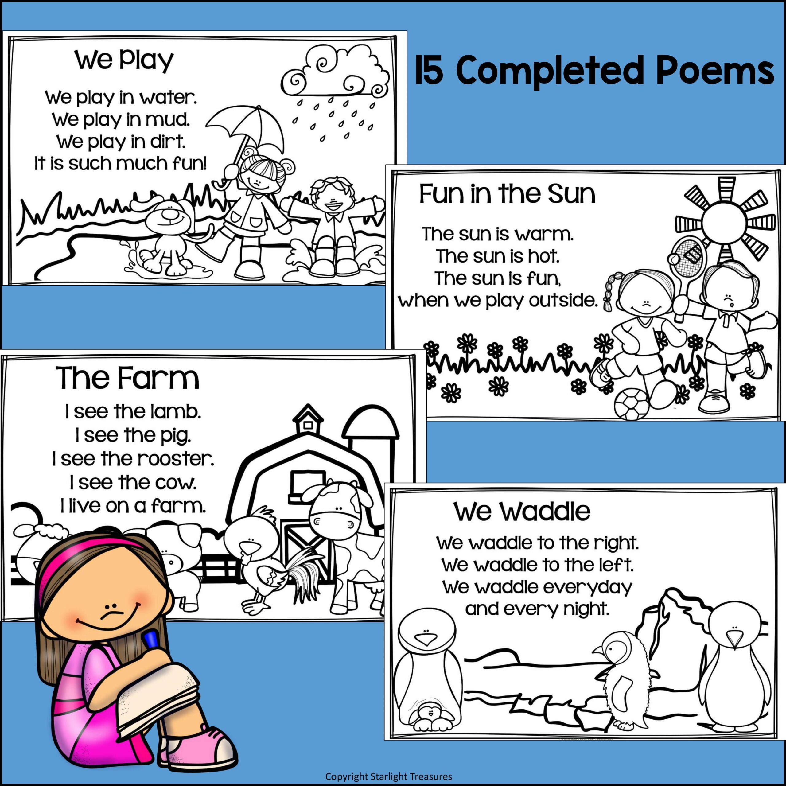Poetry Journal for Early Readers: National Poetry Month | Made By Teachers