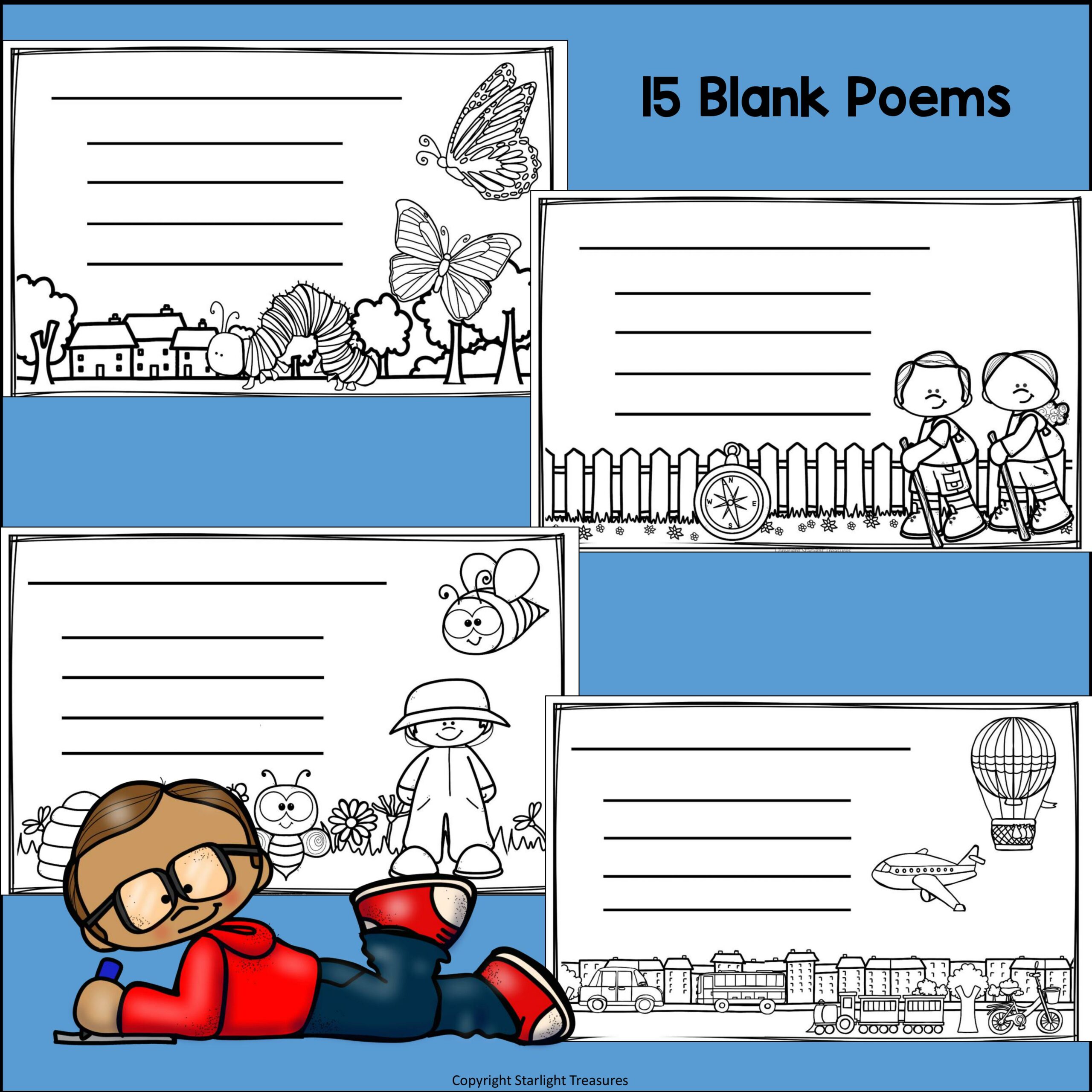 Poetry Journal for Early Readers: National Poetry Month | Made By Teachers