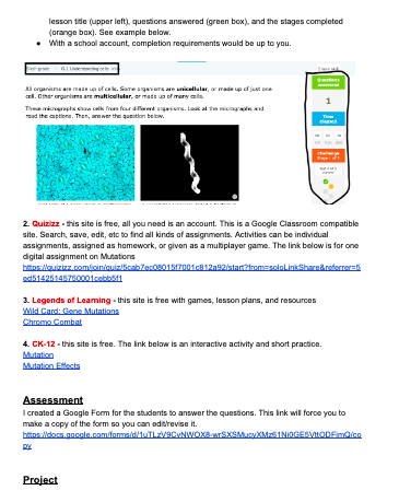Complete Online Distance Learning Mutations 8.LS3.1, MS-LS3-1 | Made By ...
