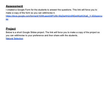 Complete Online Distance Learning Natural Selection 8.LS4.4, MS-LS4-4 ...