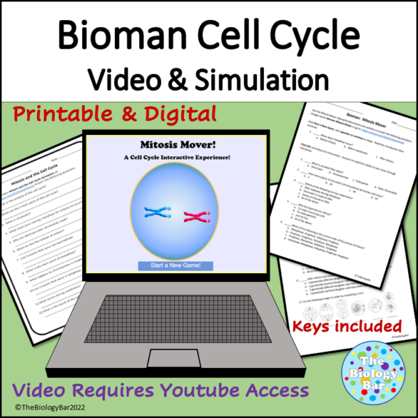 Bioman Cell Cycle Simulation & Video | Made By Teachers