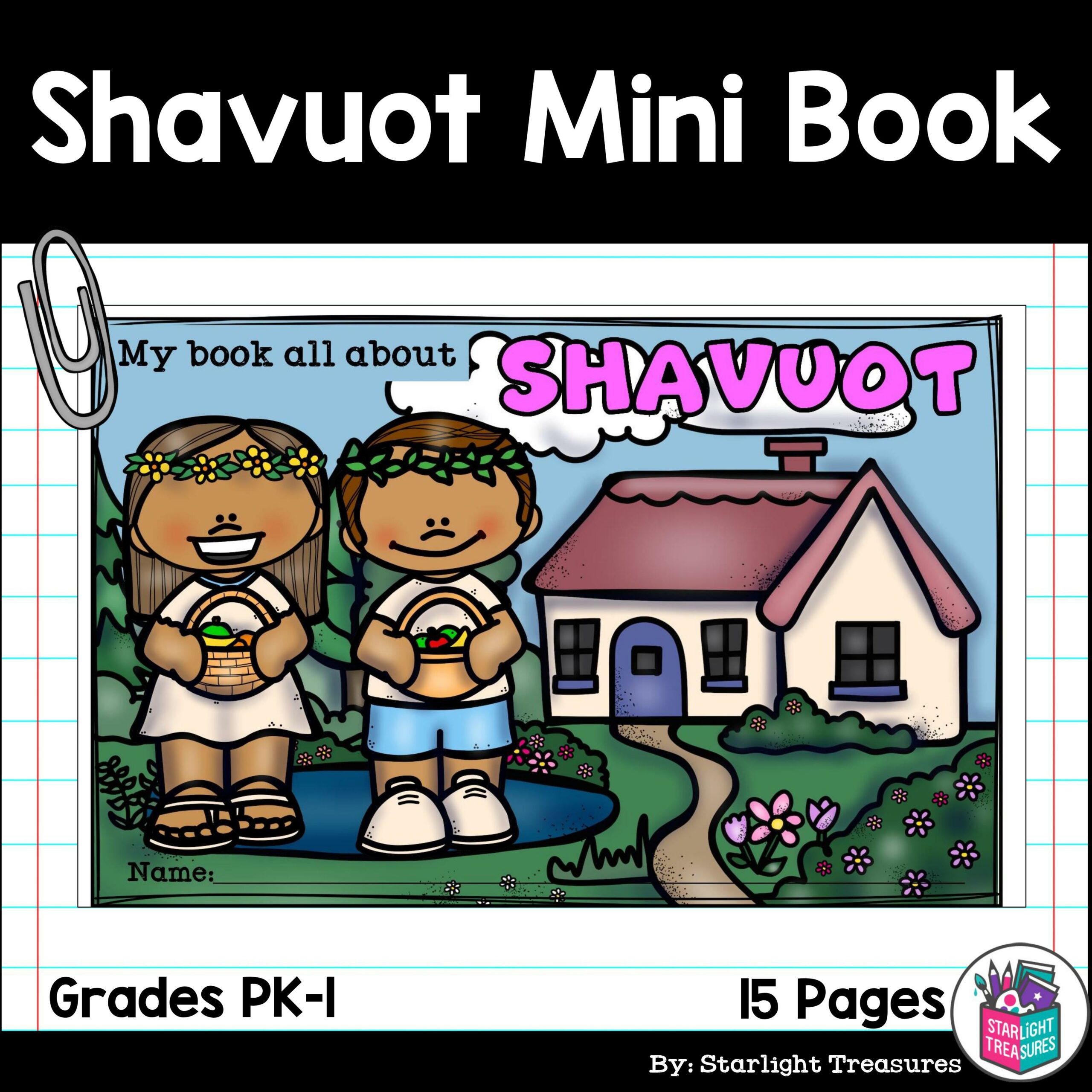 Shavuot Mini Book for Early Readers | Made By Teachers