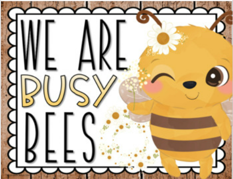 Back to School Door Display Bulletin Board Decoration Busy Bee Theme ...