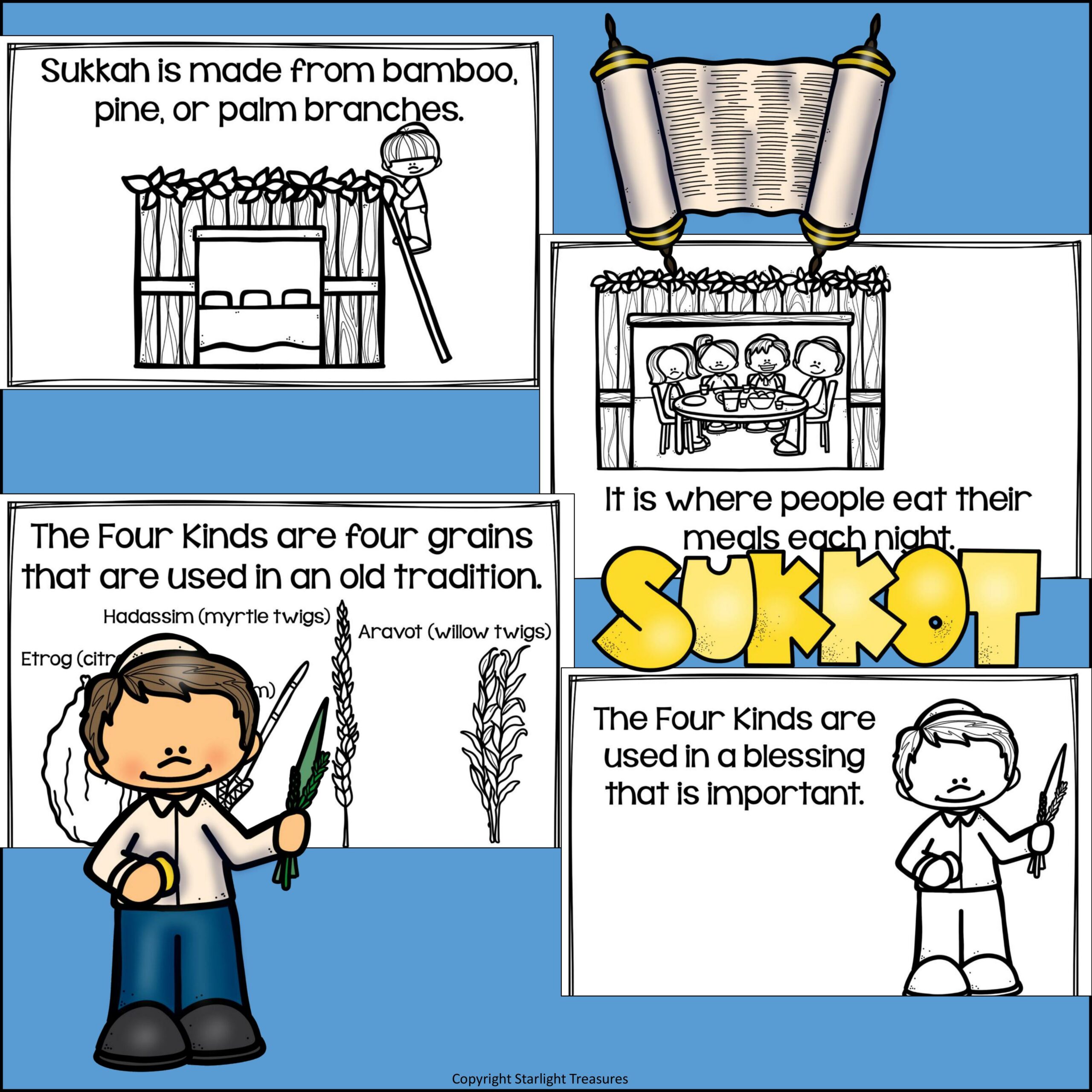 Sukkot Mini Book for Early Readers | Made By Teachers