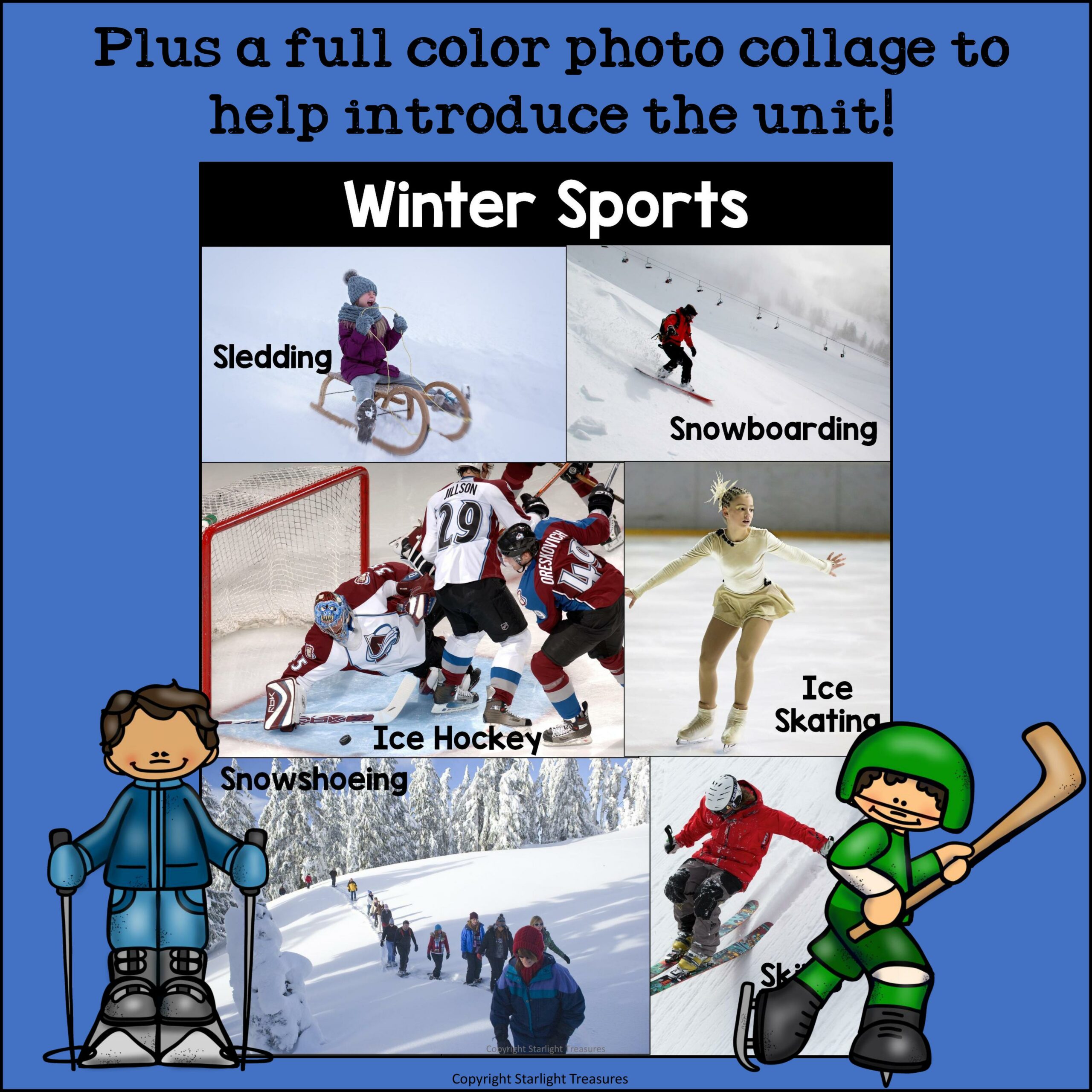 Winter Sports Mini Book for Early Readers | Made By Teachers