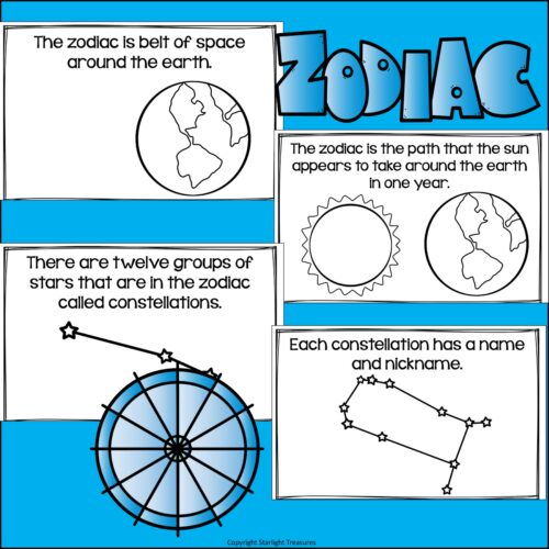 Zodiac Signs Mini Book for Early Readers | Made By Teachers