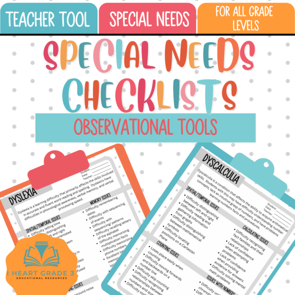 Special Needs Checklists | Made By Teachers