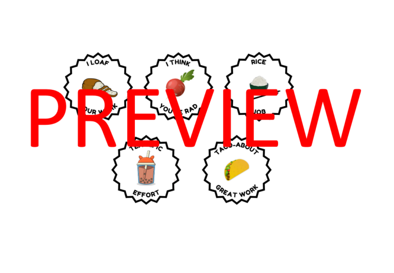 Food Puns Stickers Printable | Made By Teachers