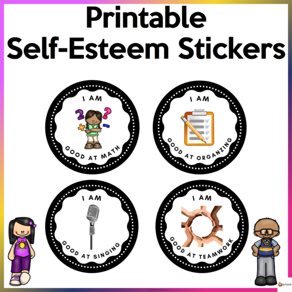 Self-Esteem Stickers Printable | Made By Teachers