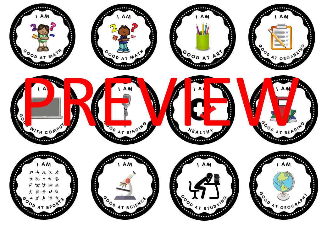 Self-Esteem Stickers Printable | Made By Teachers