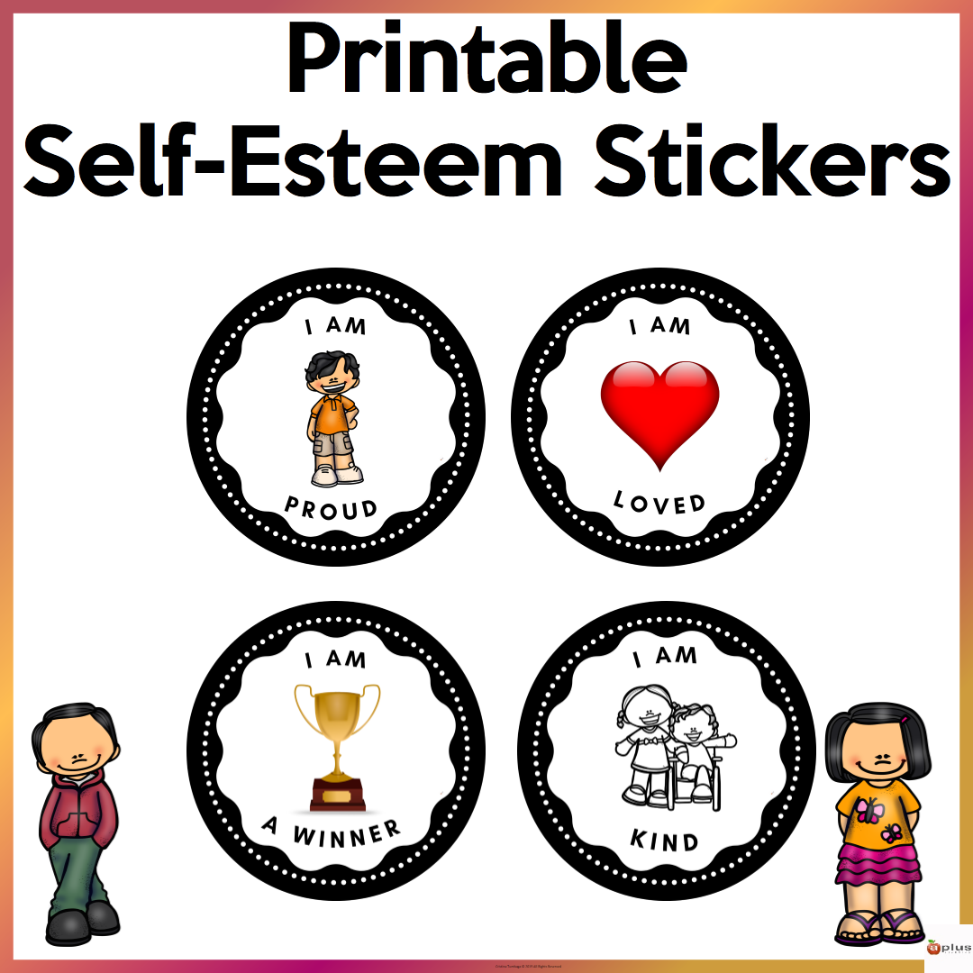 Self-Esteem Stickers Printable | Made By Teachers
