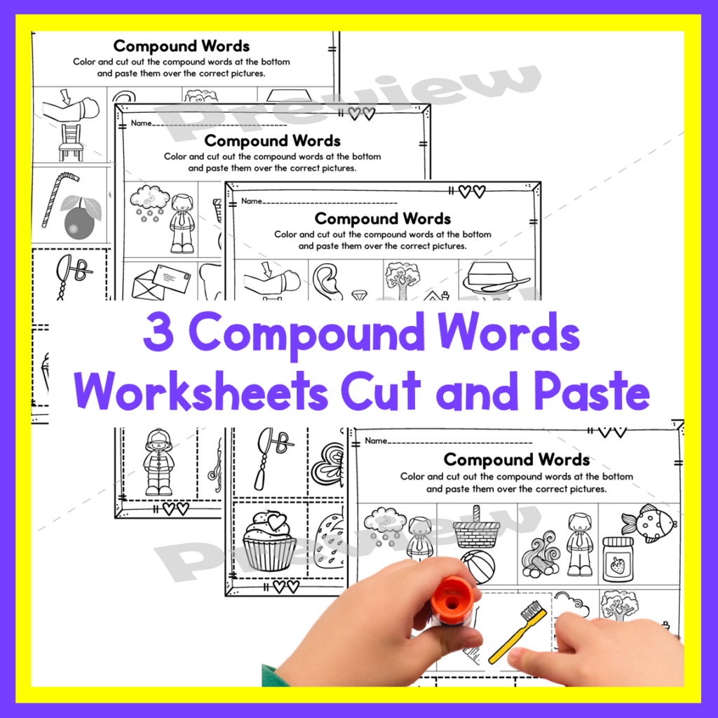 Contractions and Compound Words with Valentines Day Theme | Made By ...