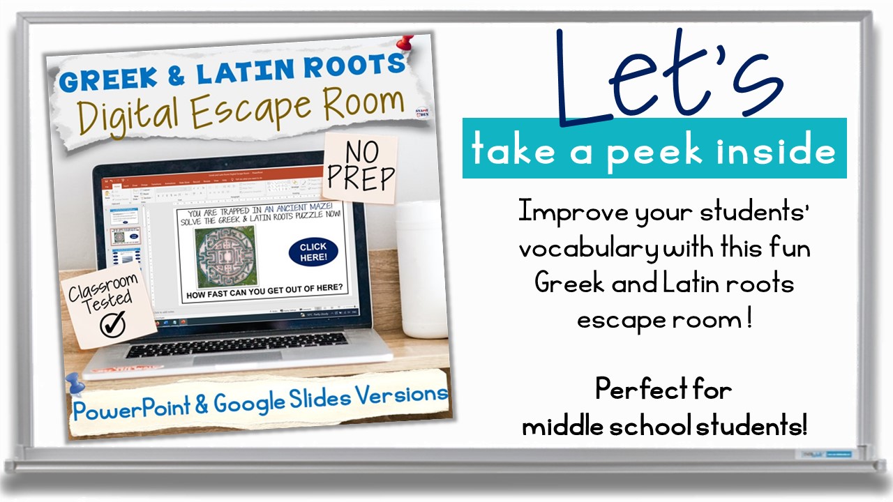 Greek and Latin Roots Escape Room - PowerPoint and Google Slides ...