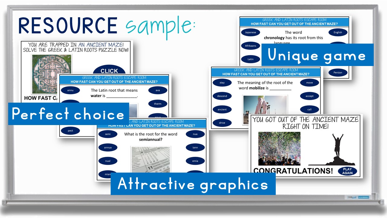 Greek and Latin Roots Escape Room - PowerPoint and Google Slides ...