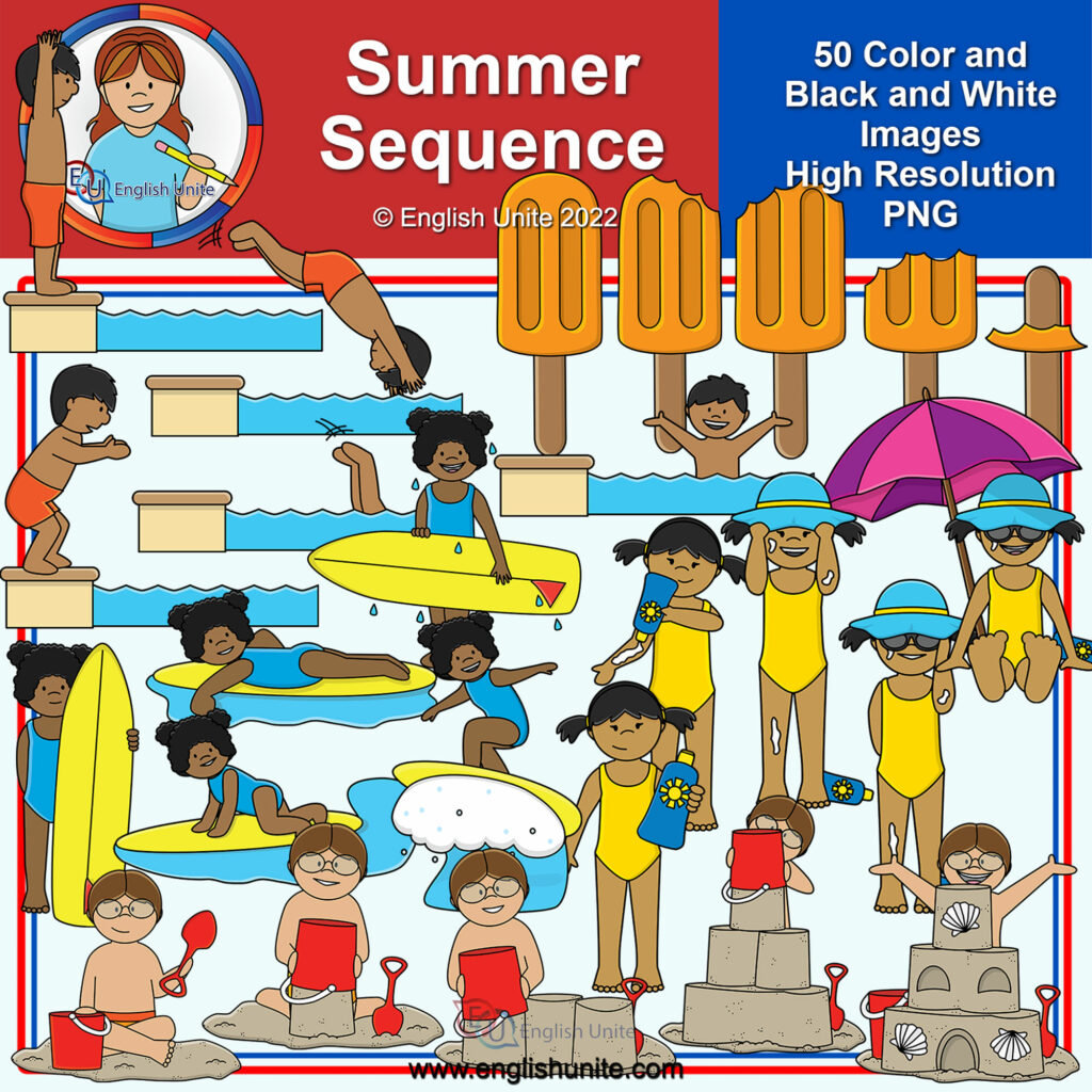 Clip Art - Summer Sequence | Made By Teachers