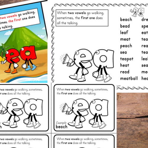 Vowel Digraphs (Vowel Teams) Posters and Student Notebook Sheets | Made ...