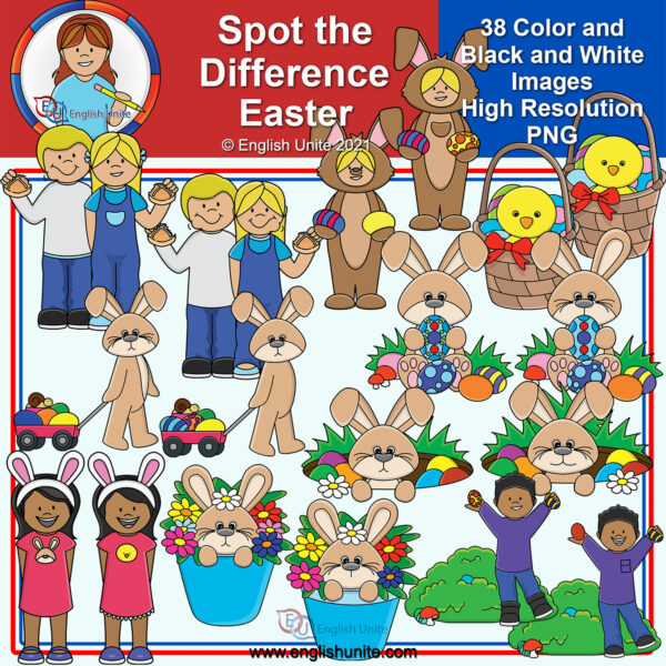 Easter Spot The Difference Free Printables