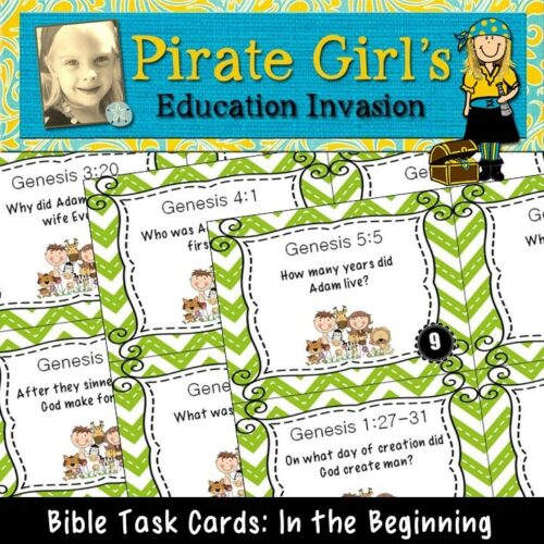 Bible Task Cards: In the Beginning | Made By Teachers