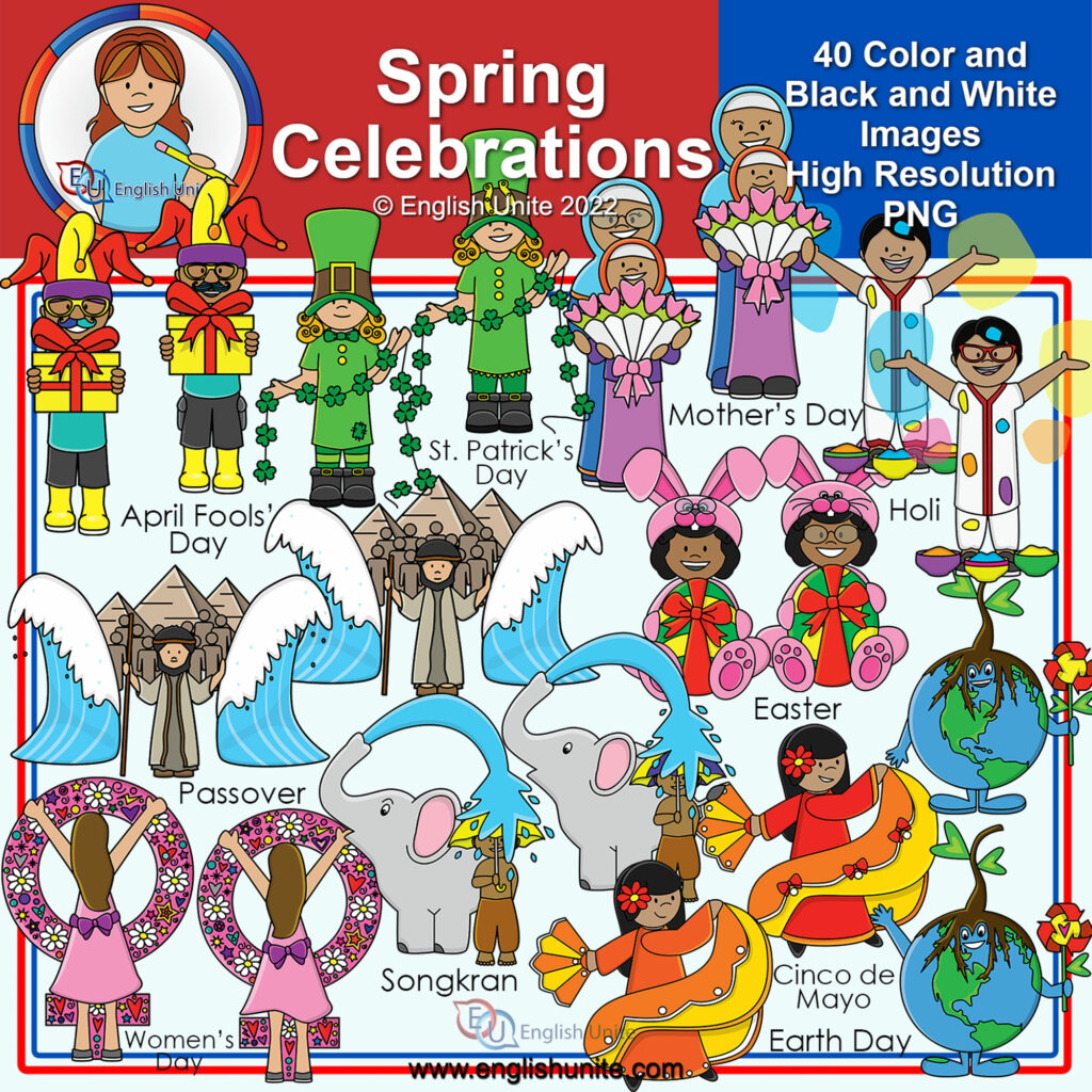 Clip Art - Spot the Difference - Spring Celebrations | Made By Teachers