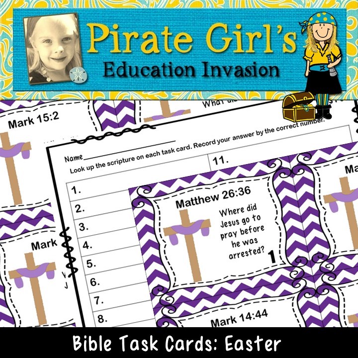 Bible Task Cards: Easter | Made By Teachers