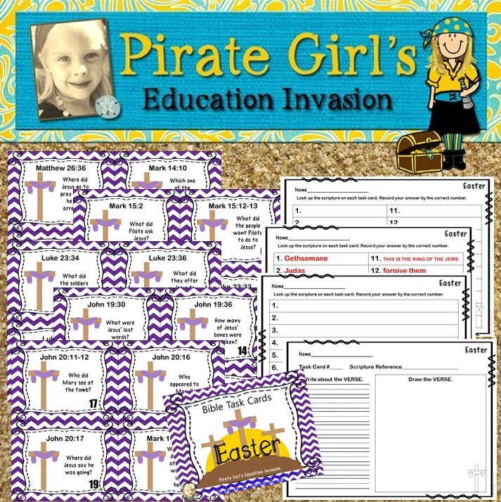 Bible Task Cards: Easter | Made By Teachers