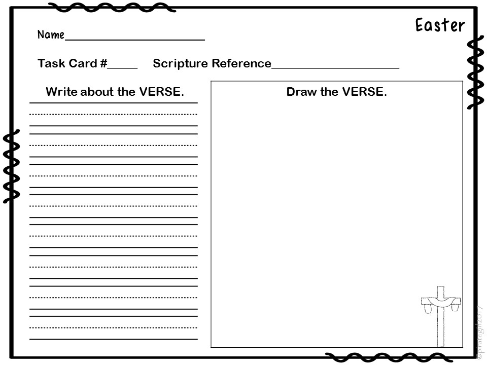Bible Task Cards: Easter | Made By Teachers