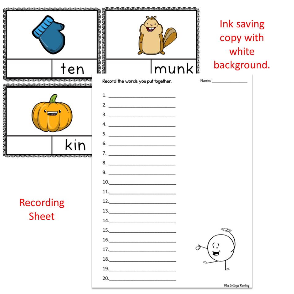 Closed Syllable Puzzle Cards - Center | Made By Teachers