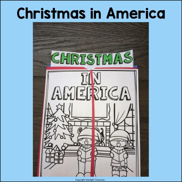 Christmas in America Lapbook for Early Learners - Christmas Around the ...