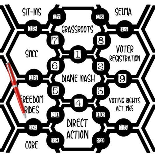 Civil Rights Leaders Hexagonal Thinking Graphic Organizers | Made By ...