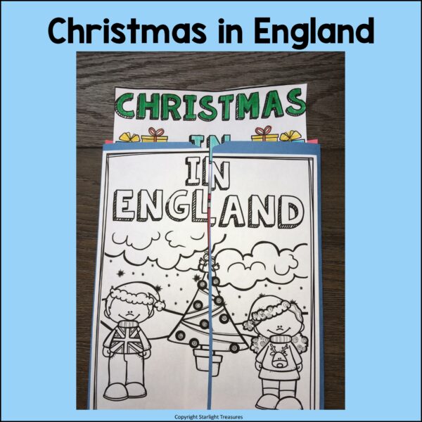 Christmas in England Lapbook for Early Learners - Christmas Around the ...