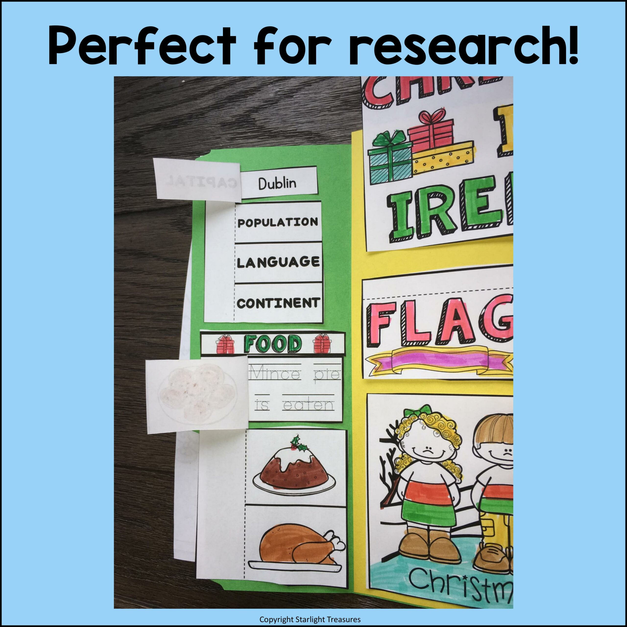 Christmas in Ireland Lapbook for Early Learners - Christmas Around the ...