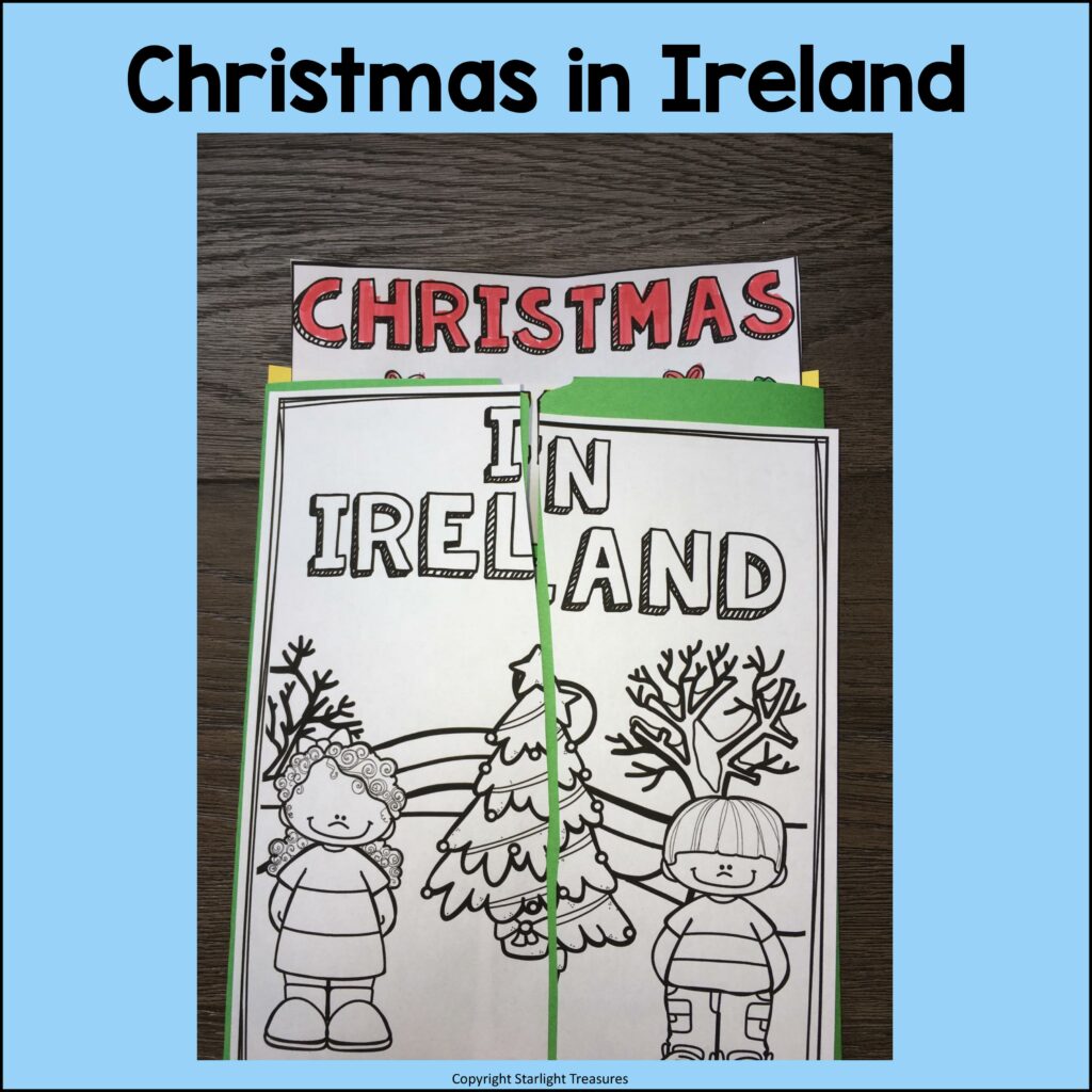 Christmas in Ireland Lapbook for Early Learners - Christmas Around the ...