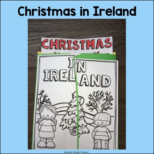 Christmas in Ireland Lapbook for Early Learners - Christmas Around the ...