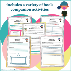Bubble Gum Brain (by Julia Cook) Social-Emotional Learning Activities ...