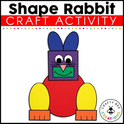 Shape Animal Craft | Rabbit Craft | Shape Activities | 2D Shapes | Made ...