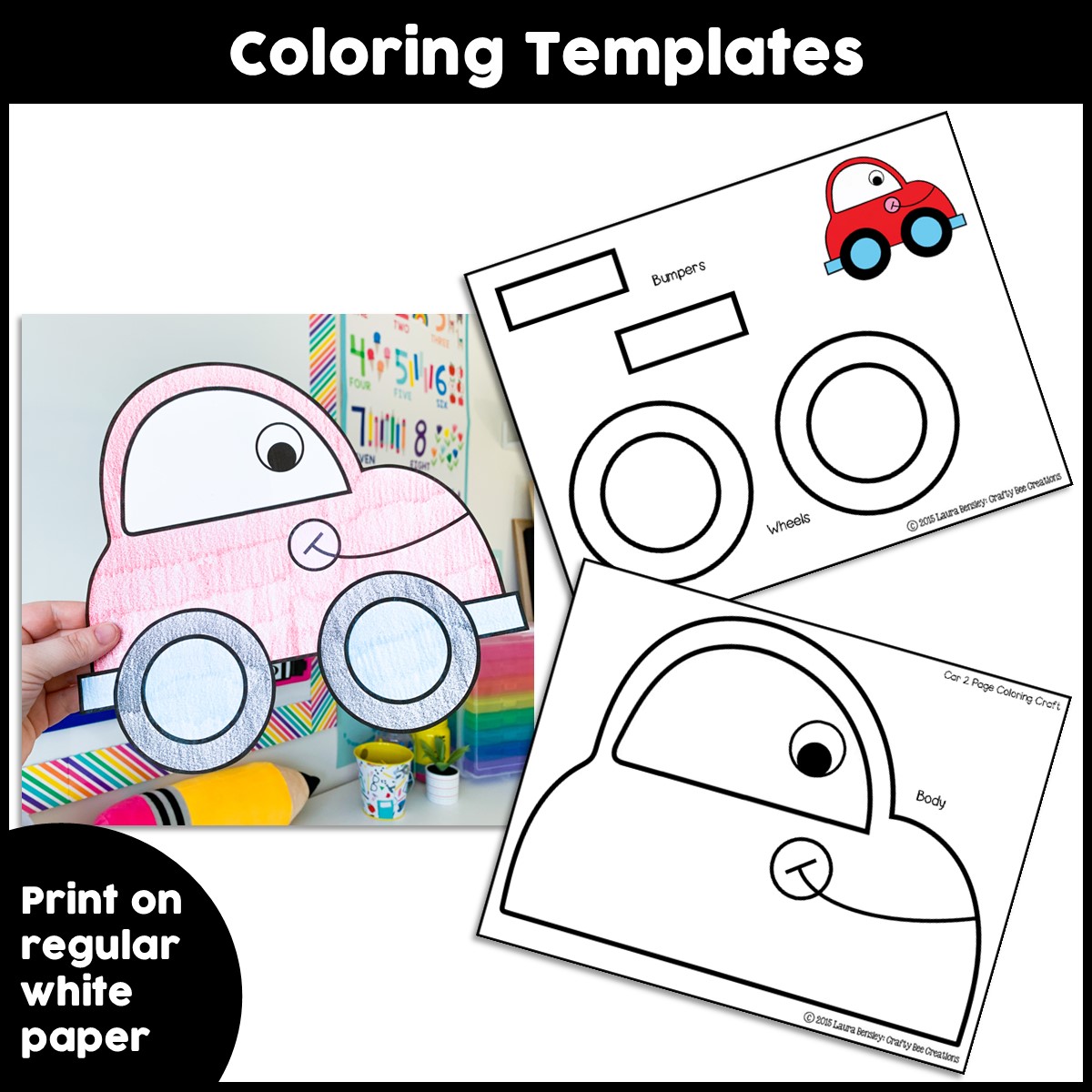 Car Craft | Transportation Crafts | Transportation Activities | Made By ...