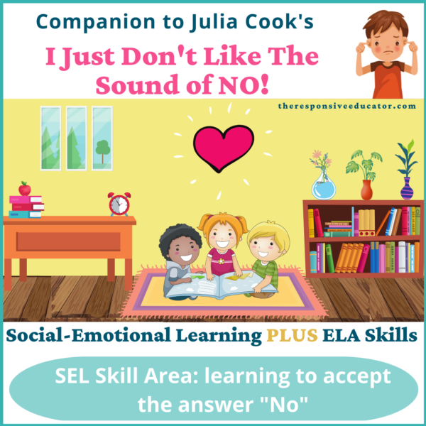 I Just Don't Like the Sound of No! (by Julia Cook) Social-Emotional ...