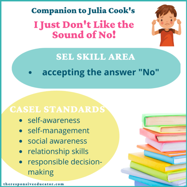 I Just Don't Like the Sound of No! (by Julia Cook) Social-Emotional ...